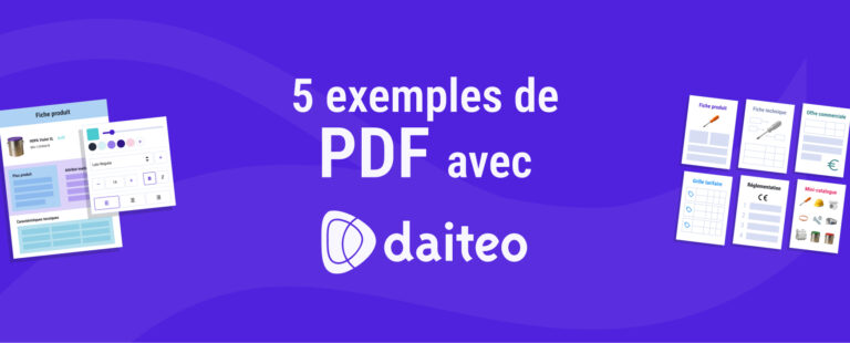 5 exemples de documents PDF à réaliser sans graphiste sur Daiteo